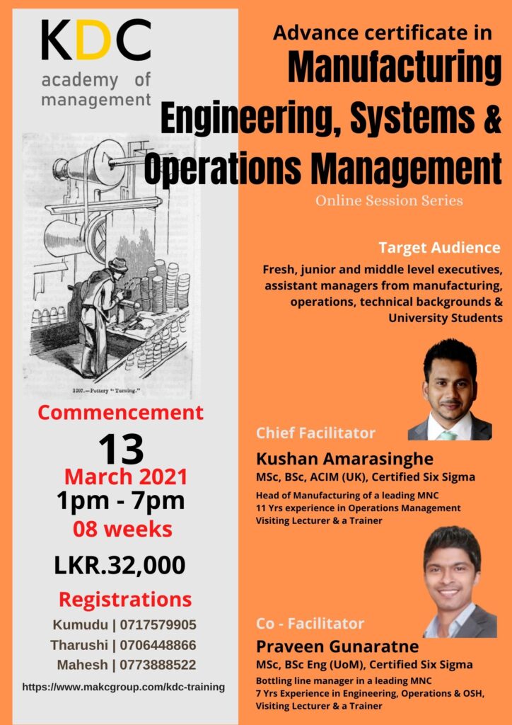 Completed Programs – KDC Academy of Management